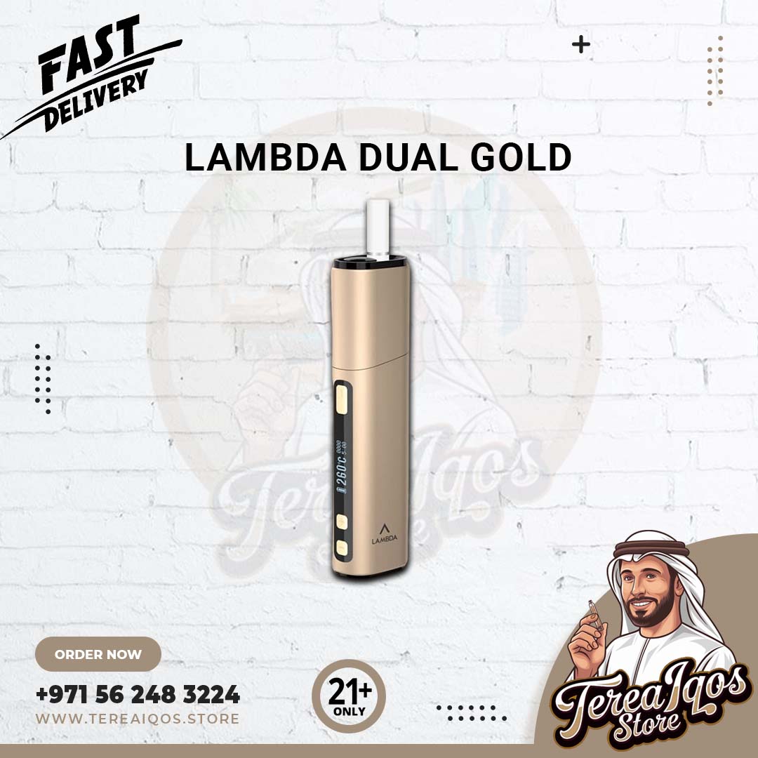 LAMBDA DUAL Gold | Best Heat-Not-Burn Device in Dubai – TEREA IQOS STORE